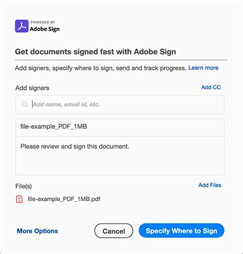Send Documents For Signature Adobe Acrobat Reader Dc