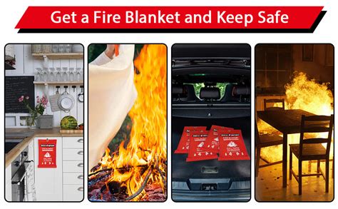 Secucaptain Emergency Fire Blanket For Home And Kitchen 2
