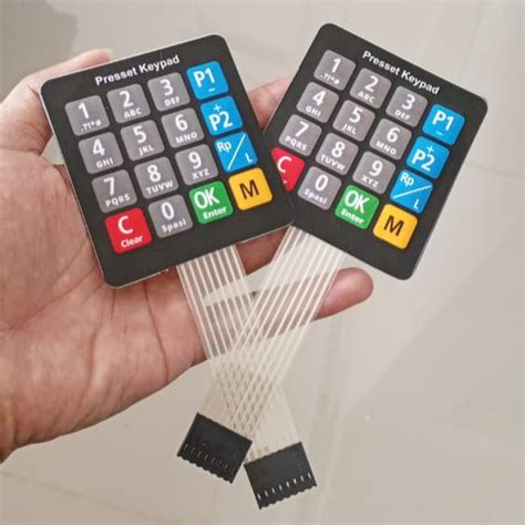 Jual Keypad Pom Mini Digital Tombol Untuk Cpu Pertamini Custom Sticker Berkualitas Arduino 4x4