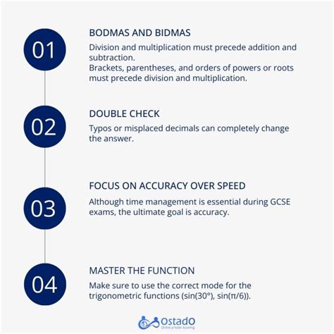 Gcse Maths Calculator Revision Practice Examples Ostado