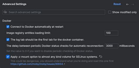 Docker Containers PhpStorm Documentation