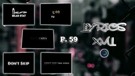 New Top 5 Text Preset In Alight Motion Xml File Link Youtube