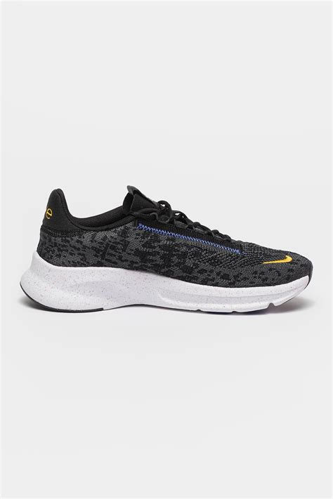 Nike, Фитнес обувки Superrep Go 3 с лого, Бледочерен, Индиго, 9 - eMAG.bg