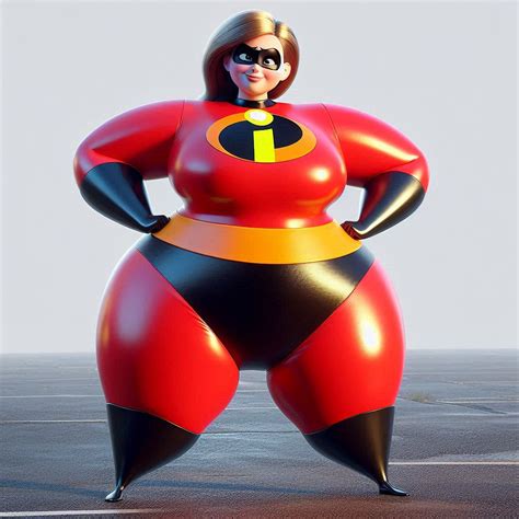 Elastigirl Inflated 6 By Jaredtaylormcguire On Deviantart