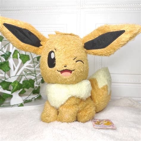 Original Banpresto Pokemon Eevee Doll Pokemon Doll Eevee Pillow Eevee Plush Eevee Doll