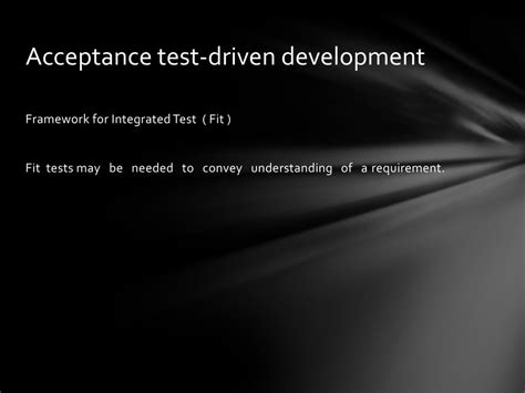 PPT Automated Acceptance Testing As An Agile Requirements Engineering Practice PowerPoint