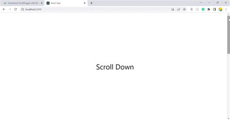GreenSock ScrollTrigger With React JS GeeksforGeeks