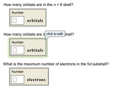 How Many Orbitals Are In The N Shell How Many Chegg Com