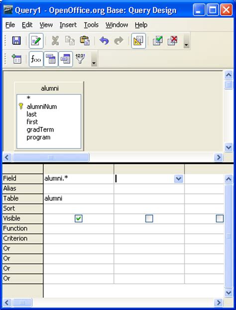 OpenOffice Org Base