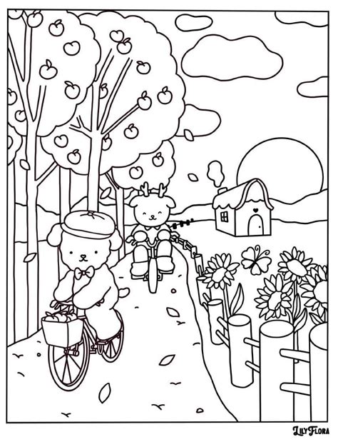 Lily Flora Printable Coloring Page Download Print Or Color Online