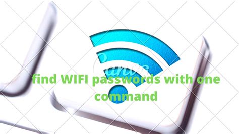 How To Find All Wifi Passwords With One Commands Youtube
