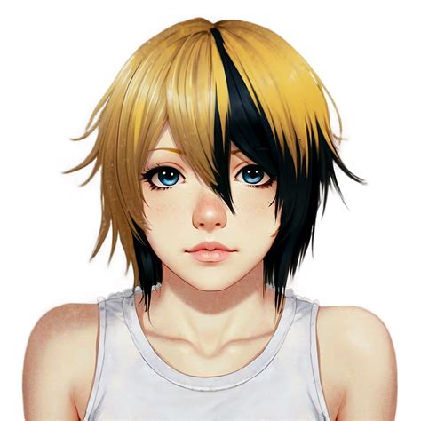 Download Anime Inspired Emo Hair Png Ksk39