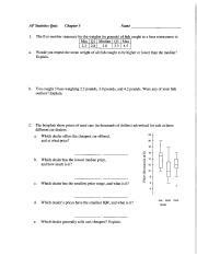 Chapter 5 AP Stats 2020 Quiz Pdf Course Hero