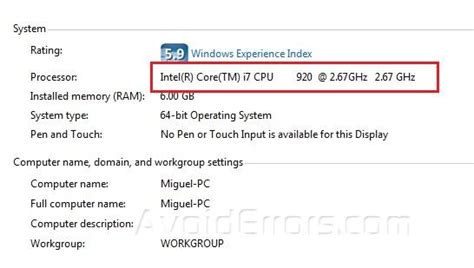 Windows How To Find Your CPU Speed AvoidErrors