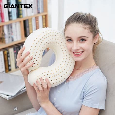 Giantex Natural Latex Massage Memory Pillow Soft U Shape Neck Pillow
