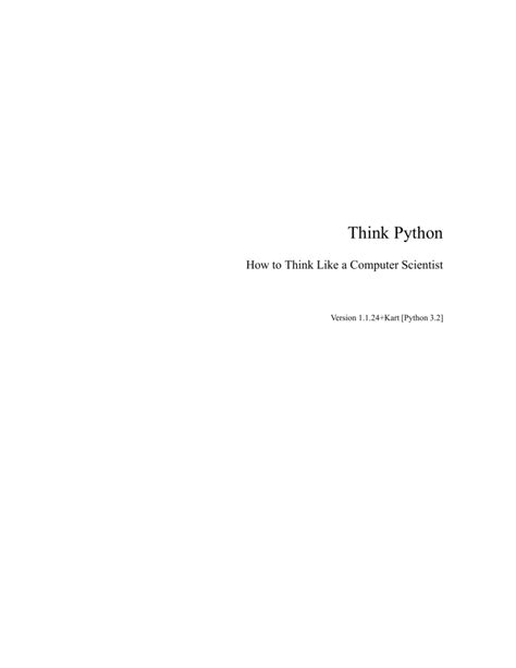 Thinkpython