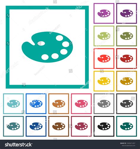 Color Palette Flat Color Icons Quadrant Stock Vector Royalty Free 1045671457 Shutterstock