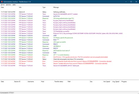Gnutls Error 110 When Browsing Empty Directories Filezilla Forums
