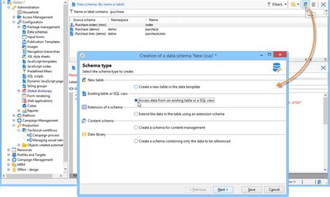 Schema Einer Vorhandenen Tabelle Adobe Campaign