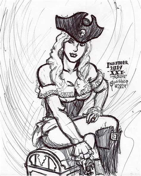 Inktober XXI Treasure By Korblborp Hentai Foundry
