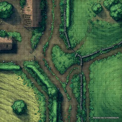 The Orphanage Battle Map 30x45 Battlemaps Fantasy Map Dungeon