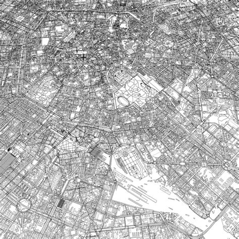 Um Mapa De Uma Cidade Com Um Mapa Da Cidade Foto Premium