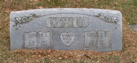 Gertrude Erna Otto 1918 1999 Find A Grave Memorial