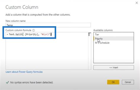 Luckytemplates Column Split Power Query Tutorial Cómo Dividir Celdas