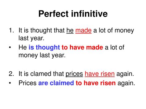 Ppt Passive Infinitive Powerpoint Presentation Free Download Id