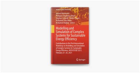 ‎modelling And Simulation Of Complex Systems For Sustainable Energy