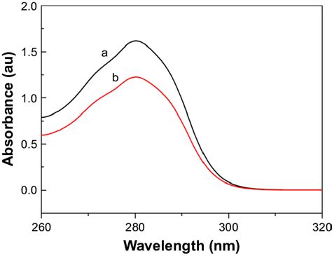 Figure S4 Absorption Spectra Of Vancomycin Solution A Before And B Download Scientific