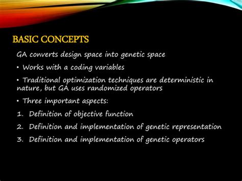 Machine Learning Genetic Algorithm Pptx Genetics Science