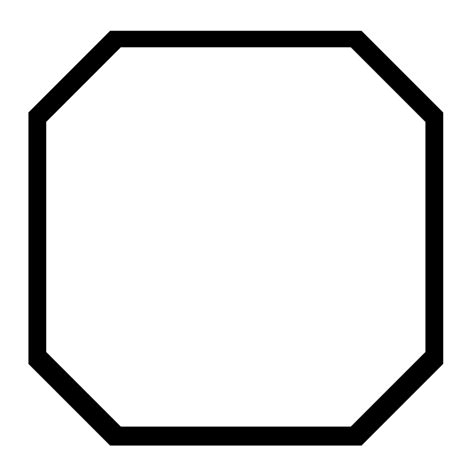 Octagon Clipart Shapes And Lines Artistic Elements Creative Graphics