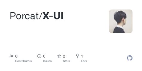 Github Porcatx Ui Github Porcatx Ui