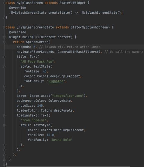 Splash Screen Is Not Supported With Nullsafety · Issue 70 · Dplyr Dev