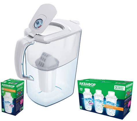 ᐉ Фільтр глечик Аквафор Атлант з 4 ма модулями В8 Білий 10793819 • Краща ціна в Києві Україні