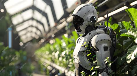 Premium Photo Robotic Farming Horticultural Robot Futuristic Farming Farm Automation