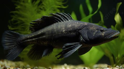 큰 수조에서 헤엄치는 검은 물고기 수족관 메기 그림의 종류 배경 일러스트 및 사진 무료 다운로드 Pngtree