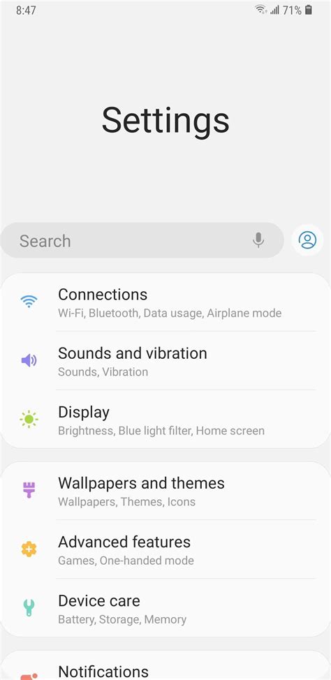 here s what s new in the settings menu on samsung s one ui android gadget hacks
