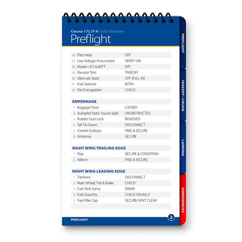 Cessna Turbo Skyhawk JT A Multi Page Qref Checklist CE J