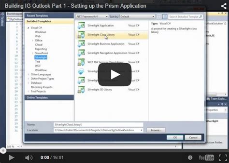 Building Ig Outlook Part 1setting Up The Prism Application Brian Lagunas