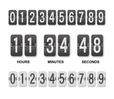 Clock Countdown Display Stock Illustrations 11222 Clock Countdown