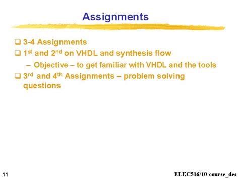 ELEC VLSI System Design And Design Automation ELEC VLSI System Design And Design Automation