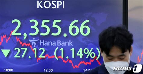 개장시황 코스피 美 훈풍반발매수 유입에 087 오른 2376선