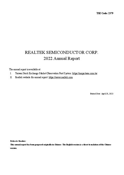 Realtek Semiconductor Corp Stock At Lydia Eddy Blog