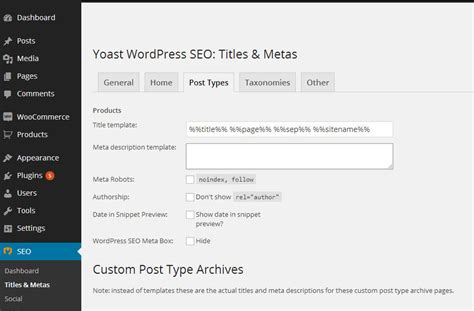 Woocommerce And Yoast Seo Plugin Title And Meta Templates