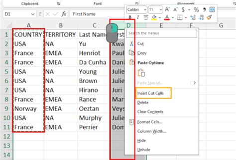 Ways To Switch Columns In Microsoft Excel How To Excel