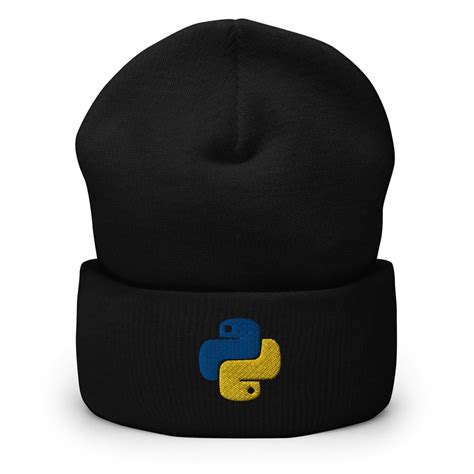 Python Logo Beanie Hat T For Computing Programmer Software