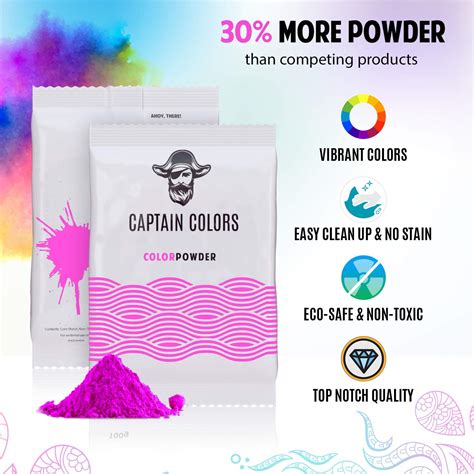 Mua Captain Colors X 100gram Each Holi 10 Natural Powders For Color