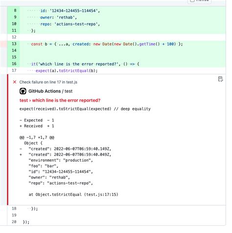 Bug GitHubActionsReporter Reports Error On Wrong Line Issue 12906